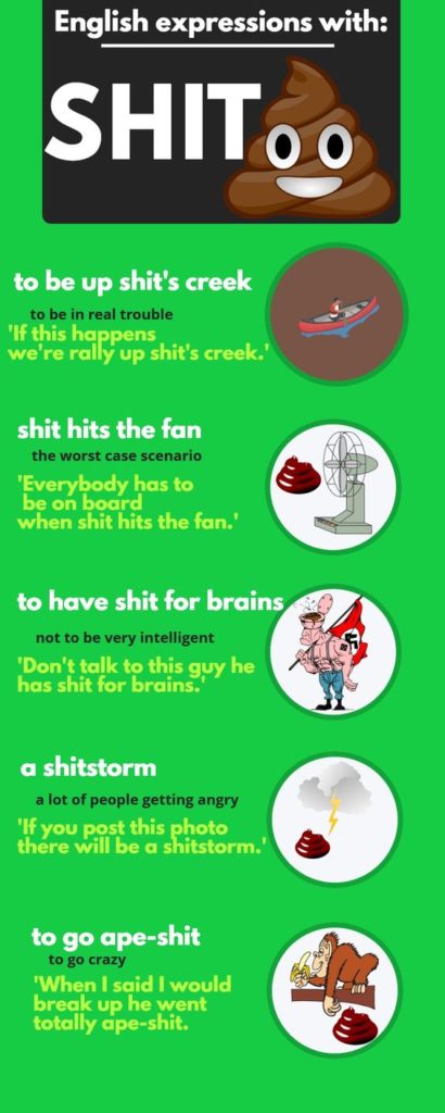 English expressions with shit | Englisch München / Englisch für alle!